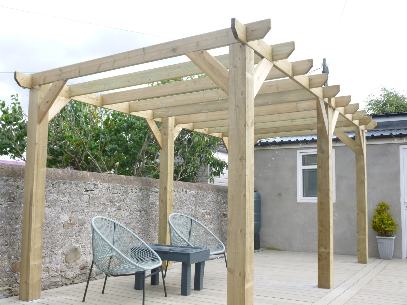 Heavy Duty Extra Large Garden Pergola | XL Pergola Kit
