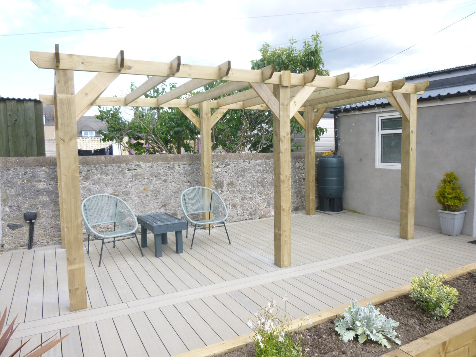 Heavy Duty Extra Large Garden Pergola | XL Pergola Kit
