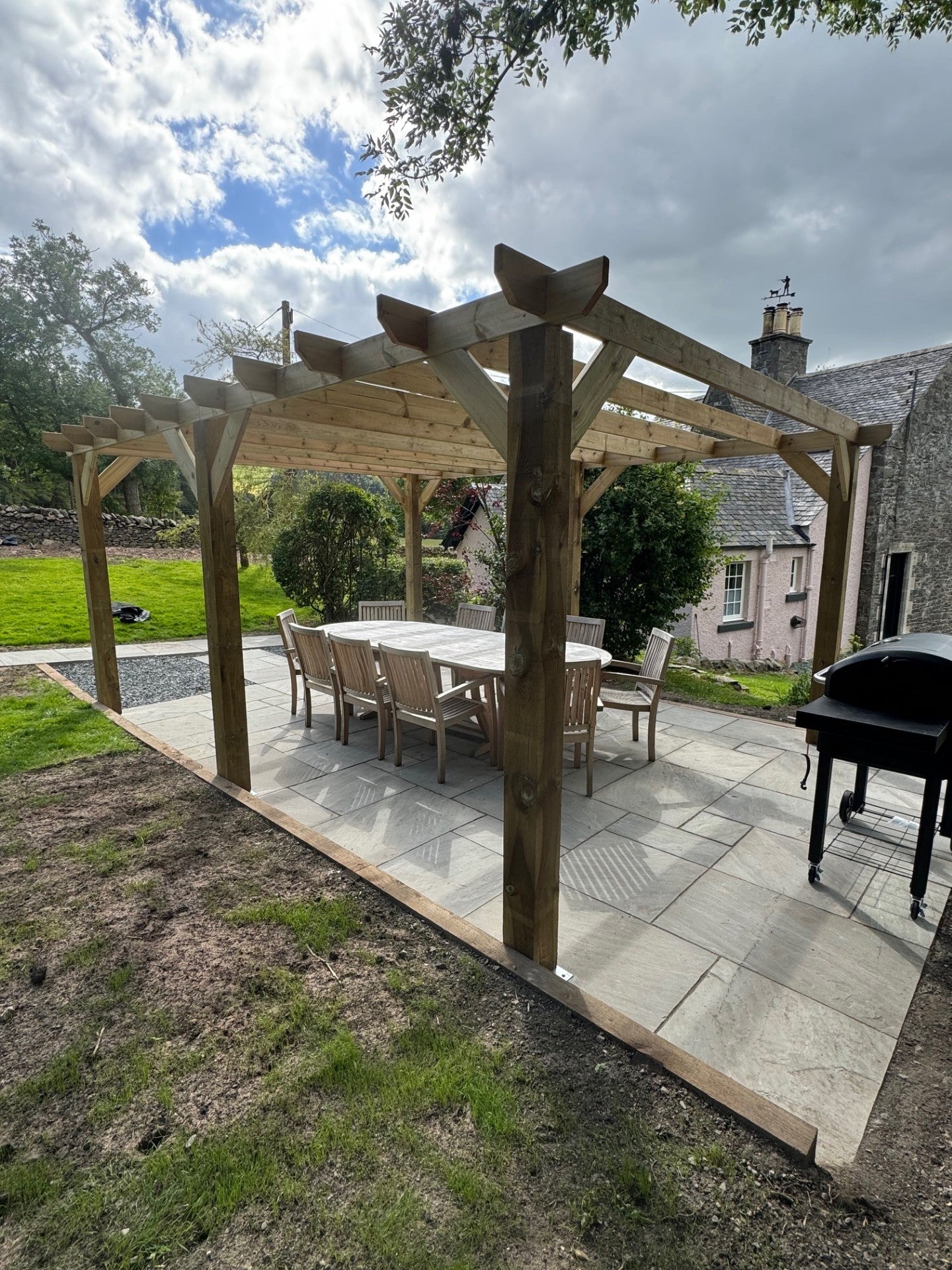 Heavy Duty Extra Large Garden Pergola | XL Pergola Kit