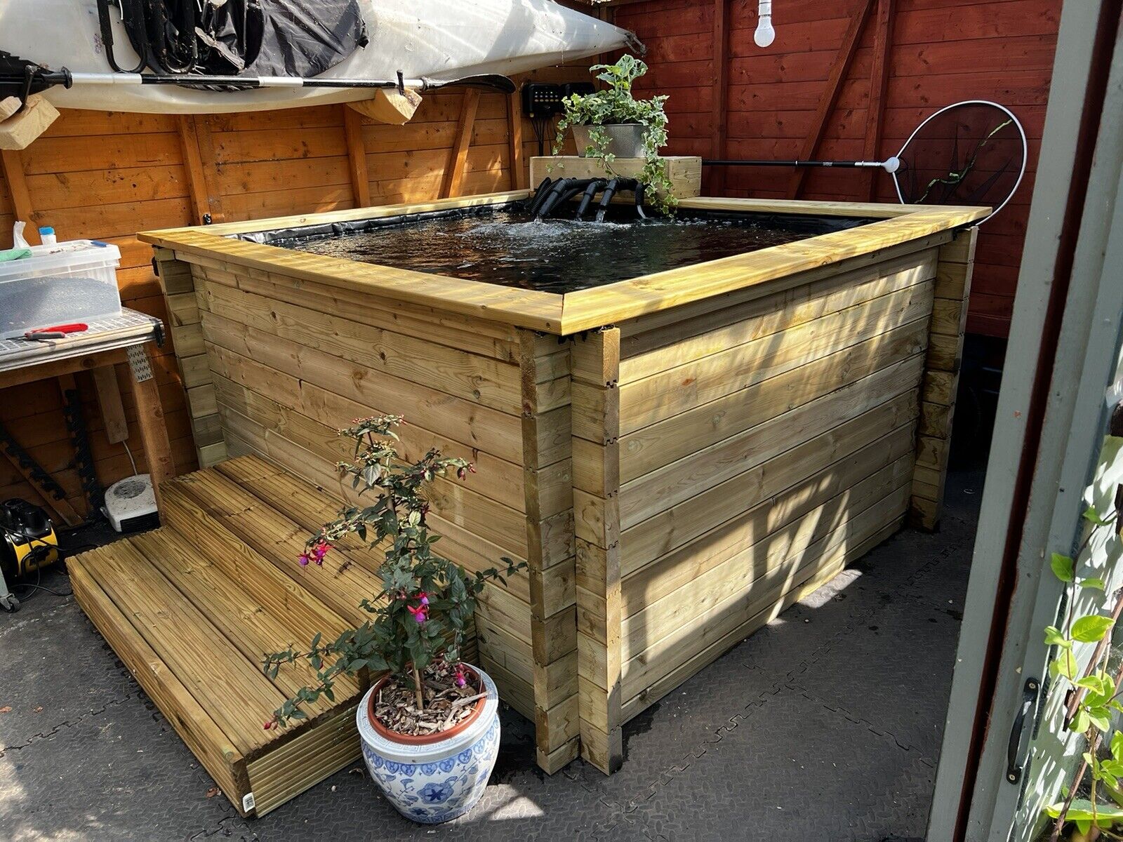 Raised Pond Kits | Above Ground Ponds | Log Ponds