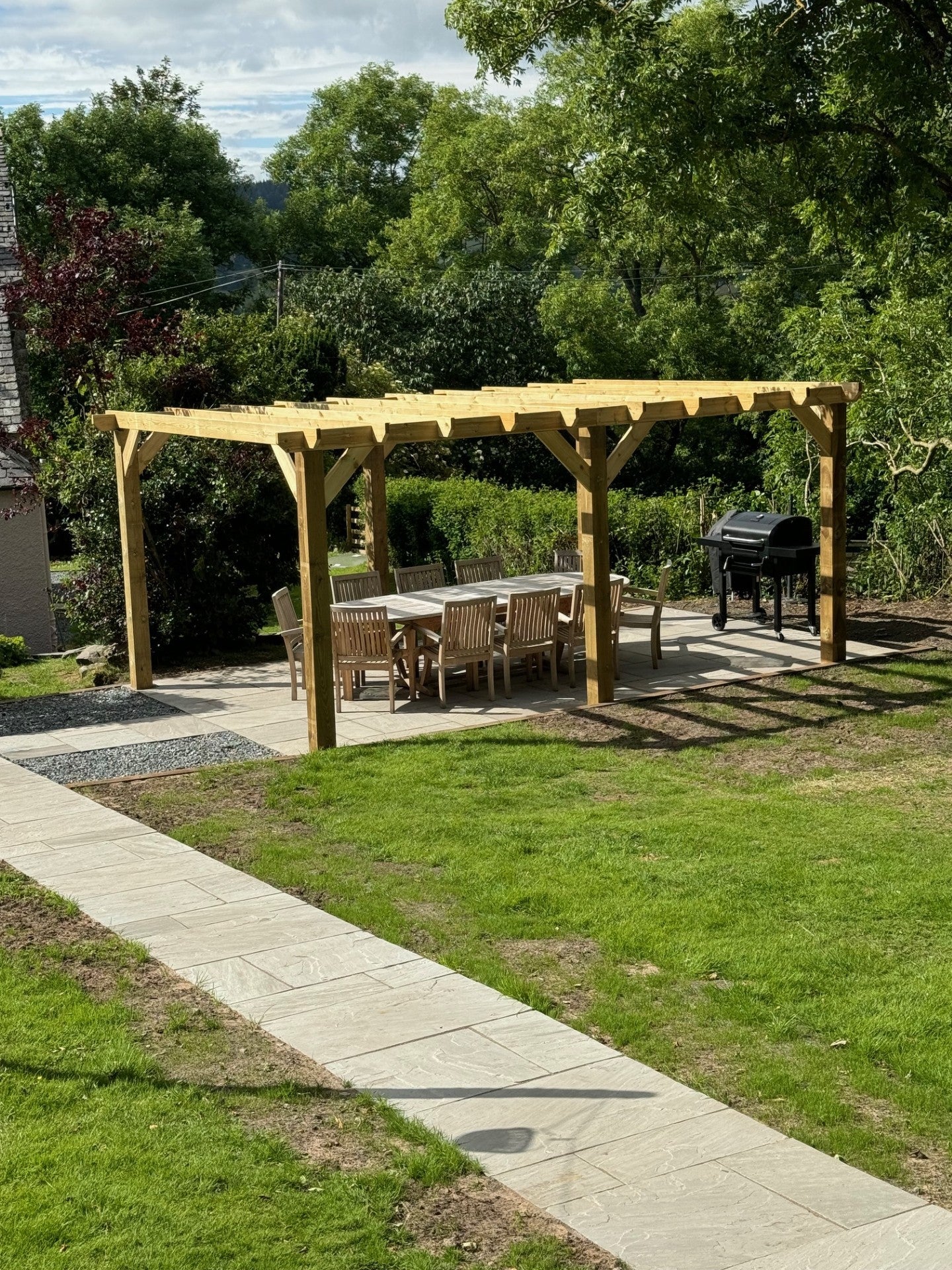 Heavy Duty Extra Large Garden Pergola | XL Pergola Kit