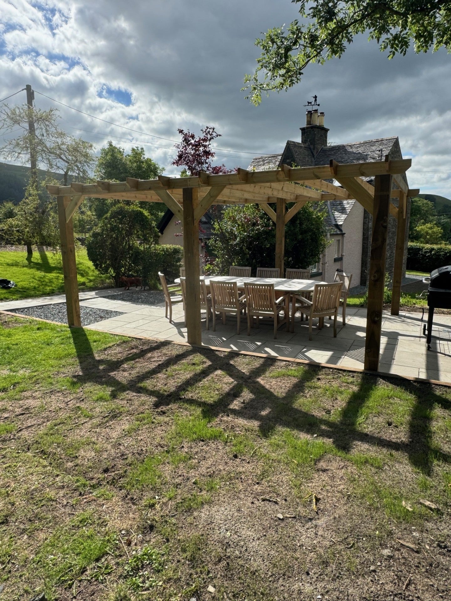 Heavy Duty Extra Large Garden Pergola | XL Pergola Kit