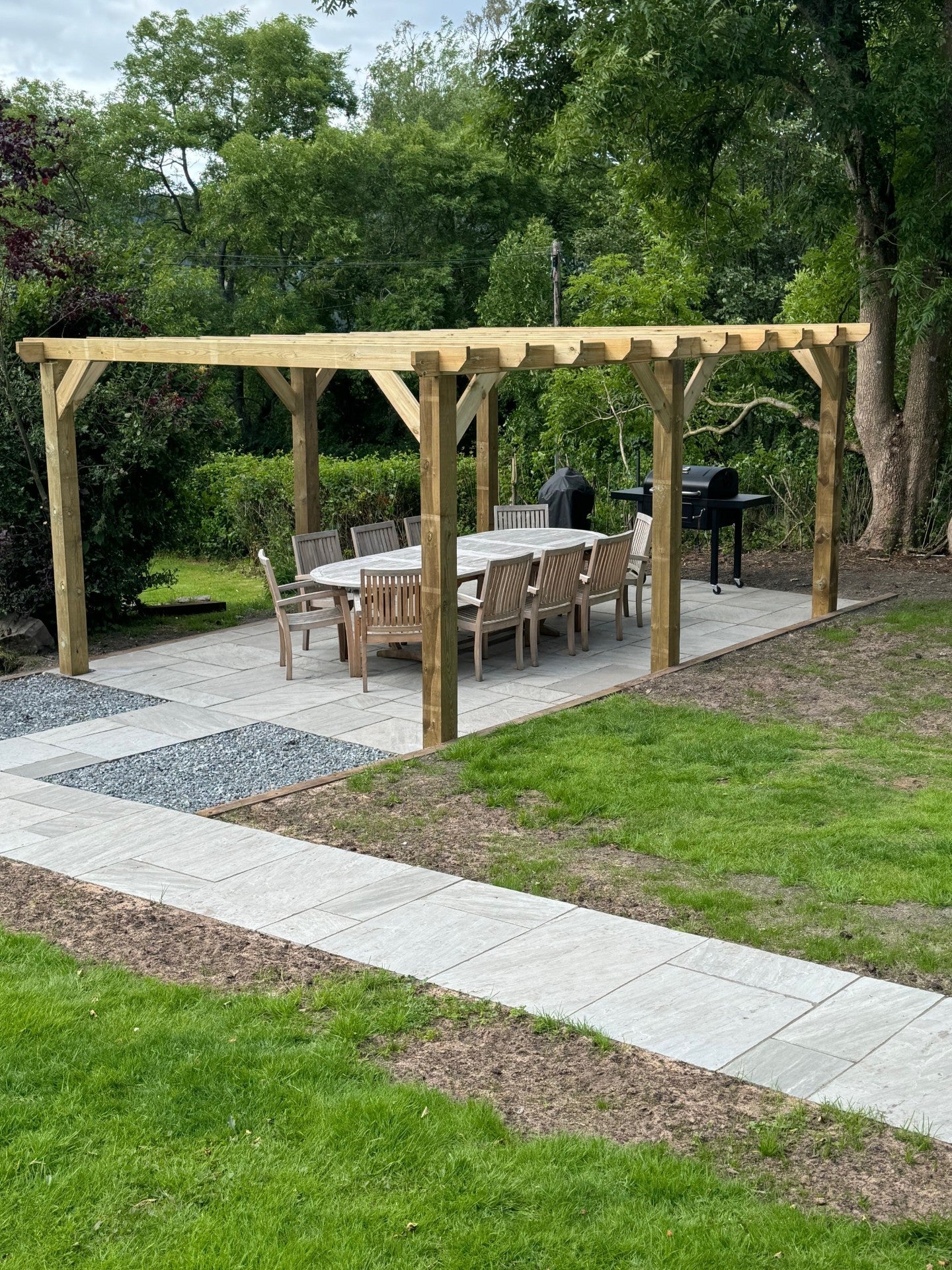 Heavy Duty Extra Large Garden Pergola | XL Pergola Kit
