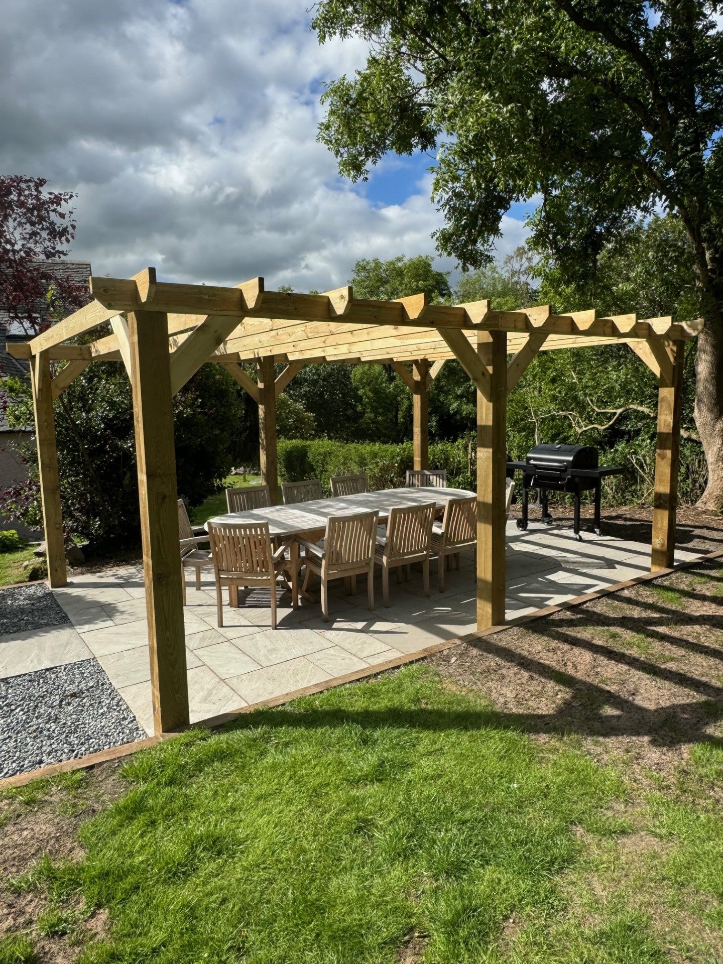 Heavy Duty Extra Large Garden Pergola | XL Pergola Kit