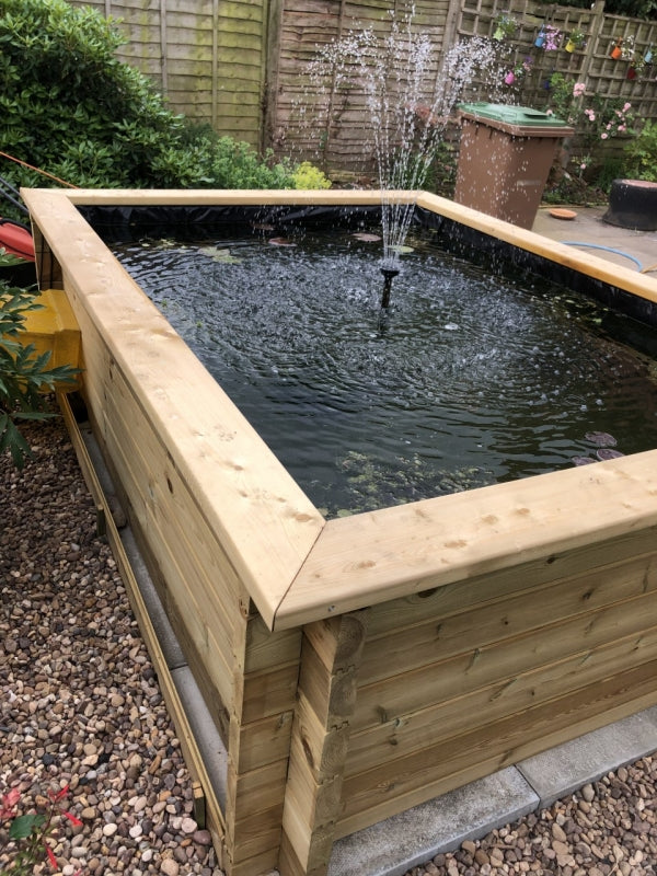 Raised Pond Kits | Above Ground Ponds | Log Ponds
