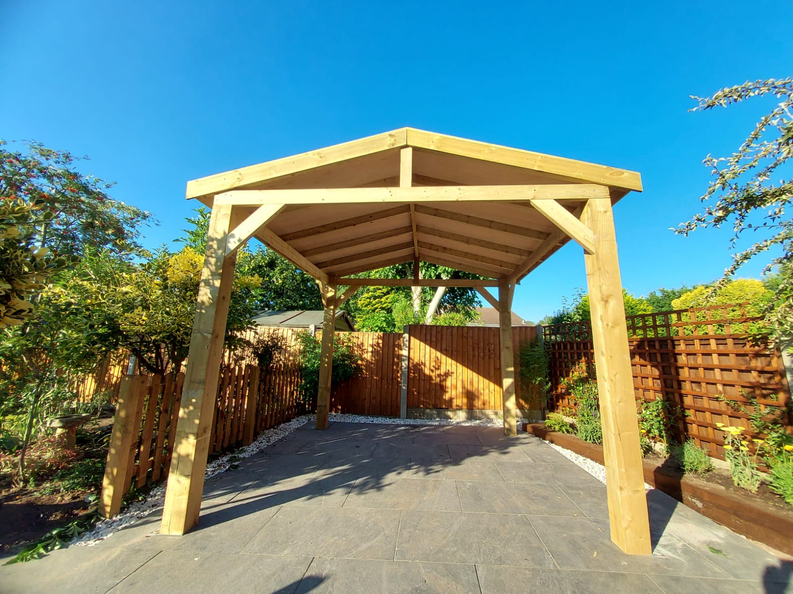 Heavy Duty Timber Gazebo Kit | Wooden Gazebo with Roof