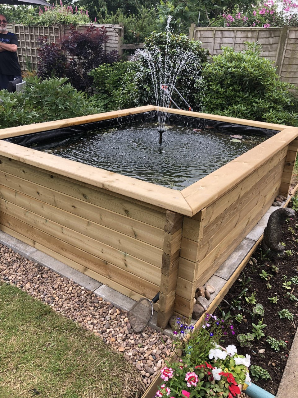 Raised Pond Kits | Above Ground Ponds | Log Ponds